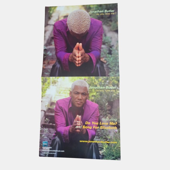 Art | Jonathan Butler Do You Love Me 1997 Promo Poster 12x24 Double ...